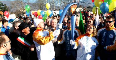 Olimpijski ogenj spet prihaja na goriški čezmejni trg