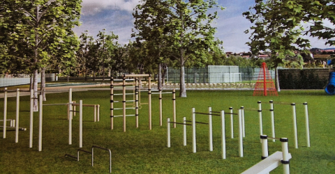 Ob koloparku bodo uredili fitnes na prostem