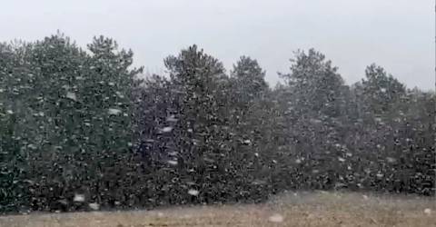 Ob vdoru arktičnega zraka se bo pojavil tudi ciklon