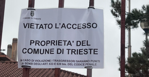 »Stavba na proseški Rouni ni občinska, zato je napis nezakonit«