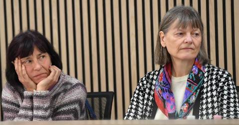 Pričevalki zlorab Marka Rupnika stopili pred novinarje